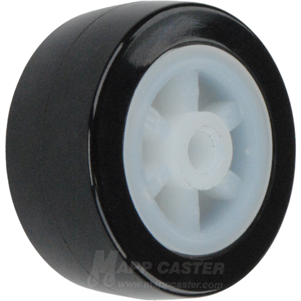 2" x 15/16" Black Poly on Polyolefin Core Wheel - 90 Lbs Capacity ...