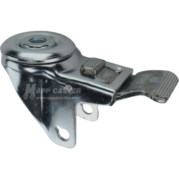 3" Swivel Caster Rig w/ Total Lock Brake – 1/2" Hollow Kingpin, 350 lb ...