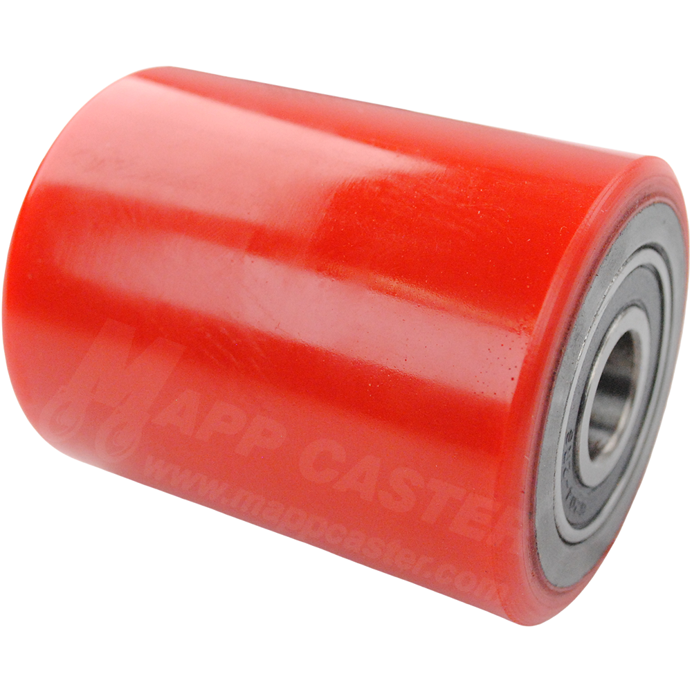 3" x 3-5/8" Heavy Duty Polyurethane on Steel Pallet Jack Load Wheel ...