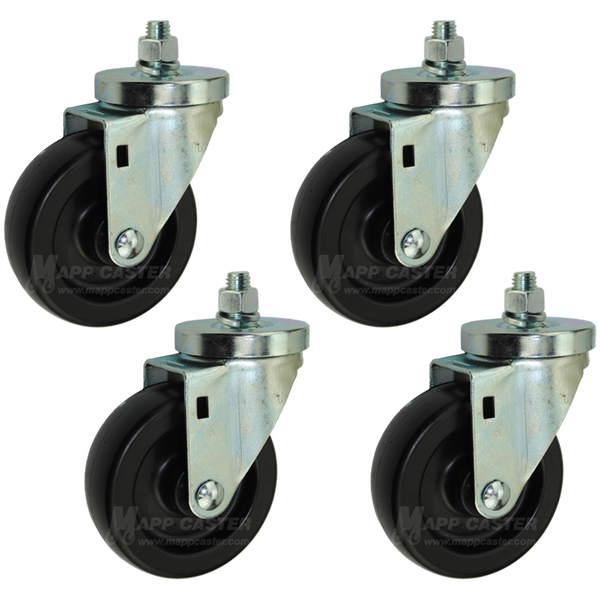 4” Replacement Heavy Duty Caster Kit for GoJak Models 5000, 5211, 5400 ...