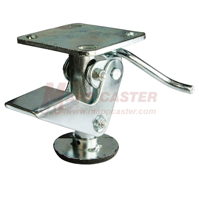 Kick Bar Type Floor Lock for 4" x 2" Wheel Casters for Carts ...