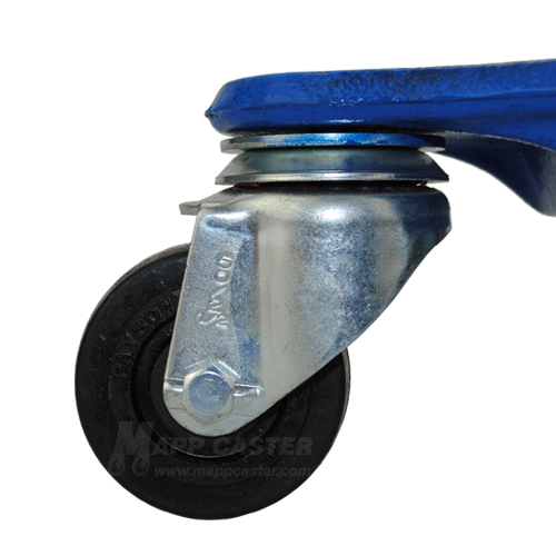 Set of 4 Tri-wheel Dollies with 3" Rubber wheels 840 lbs together (3360 ...