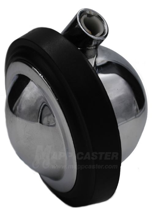 3" Floor Protective Ball Caster with Bright Chrome Finish - Select Mou ...