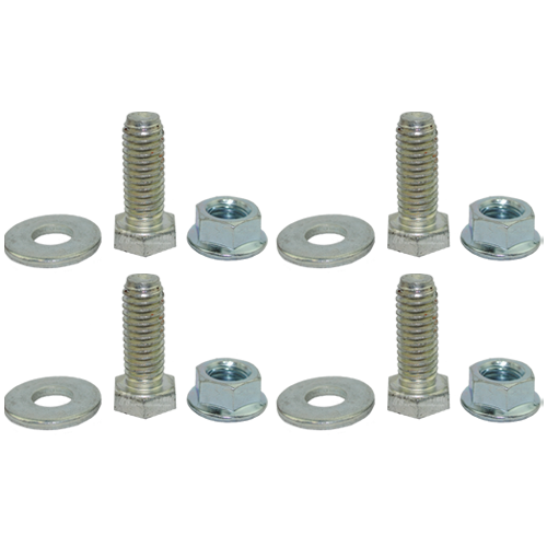 3/8" x 1" long Bolts Caster Hardware Kit - Mapp Caster