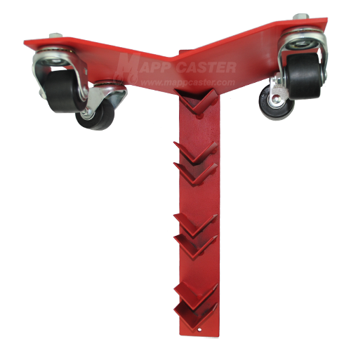 Wall Mounted Auto Dolly Rack for 4 Dollies - Mapp Caster
