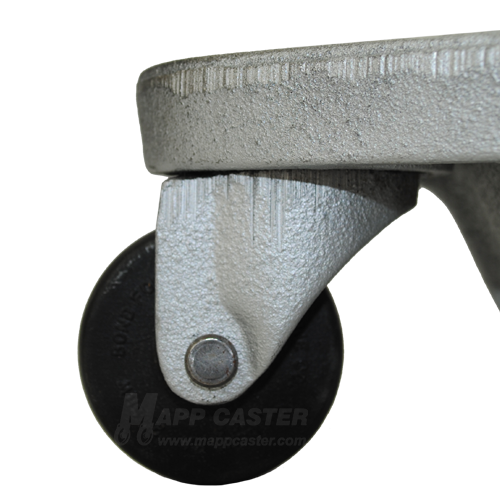 Set of 4 USA Made Tri-Wheel Dolly 2" Hard Rubber Wheels - 375 Lbs ...