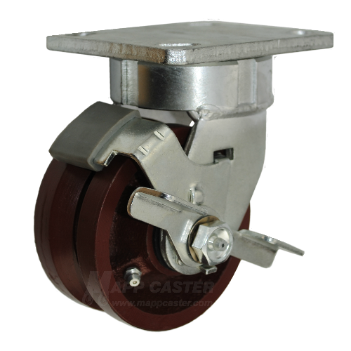 V-Groove Casters | Track Casters | MappCaster.com - Mapp Caster