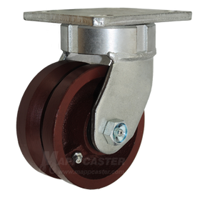 V-Groove Casters | Track Casters | MappCaster.com - Mapp Caster