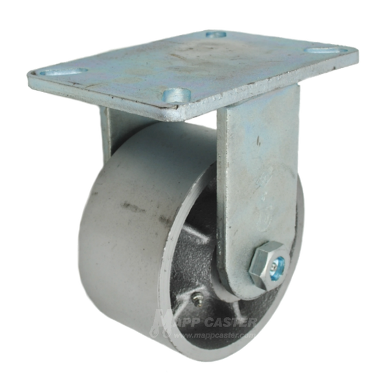 Heavy Duty Steel Casters | Cast Iron Wheel Casters - Mapp Caster