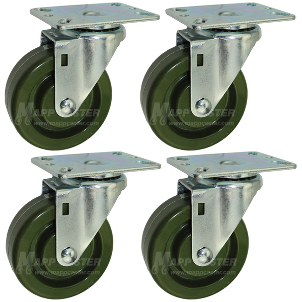 High Temp Bakery Oven Rack Casters Tagged "over-100" - Mapp Caster