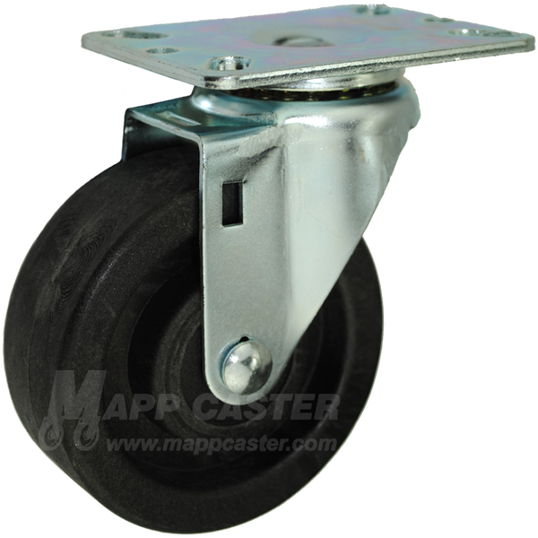 4" Bakery Rack Oven Casters, Set of 4 - 350 Lbs Capacity (Each Caster ...